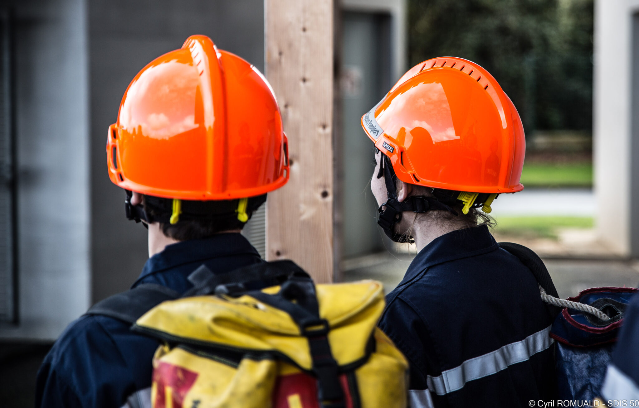 Jeune sapeur-pompier – Service Départemental d'Incendie et de Secours de la Manche